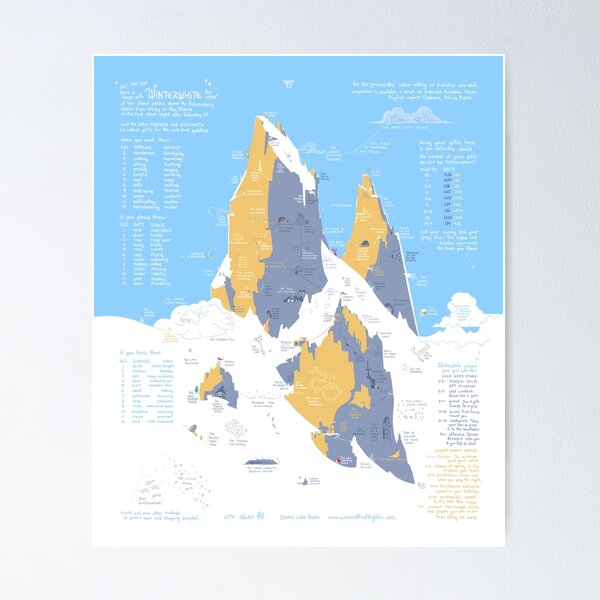 "A Winterwhite Laugh" Poster for Sale by Stratometaship | Redbubble