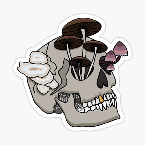 "Cranial Decay" Sticker for Sale by LoganBurandt | Redbubble