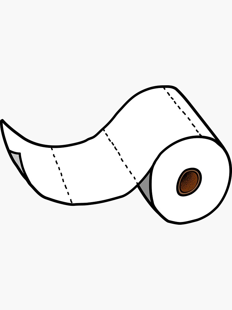"bog roll" Sticker by championleccy | Redbubble