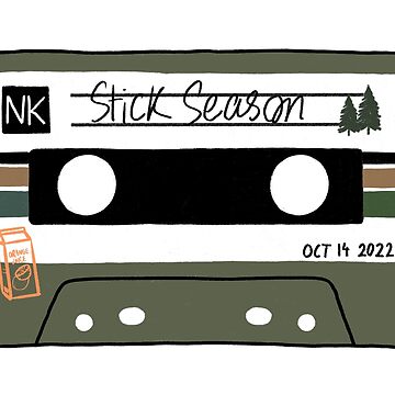 "Stick Season Cassette" Sticker for Sale by vandaziba | Redbubble