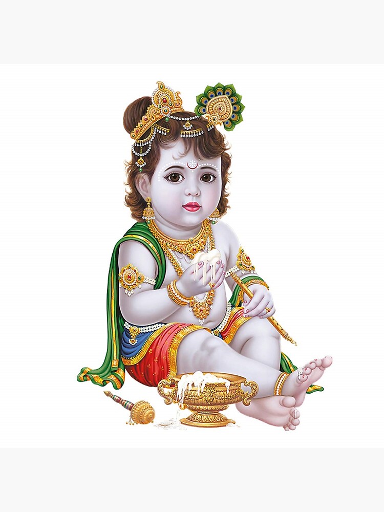 "Krishna, Bal Krishna, Nand Gopal, Lord Krishna" Poster for Sale by creativityen | Redbubble