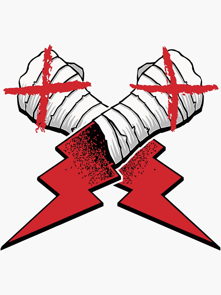 "Cm punk logo" Sticker for Sale by Horailly | Redbubble