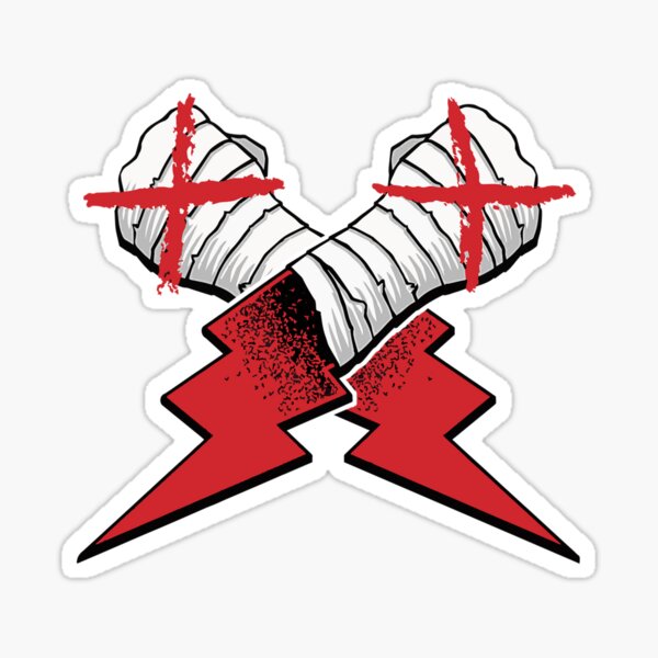 "Cm punk logo" Sticker for Sale by Horailly | Redbubble
