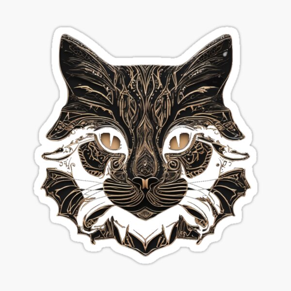 "Persian king cat" Sticker for Sale by EvelinZ | Redbubble