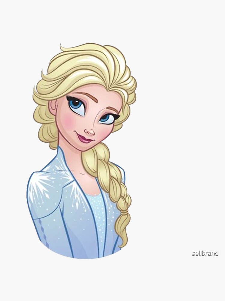 "Frozen Elza" Sticker for Sale by sellbrand | Redbubble
