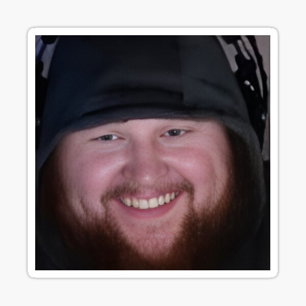 "Caseoh's face " Sticker for Sale by Marcokalonji | Redbubble