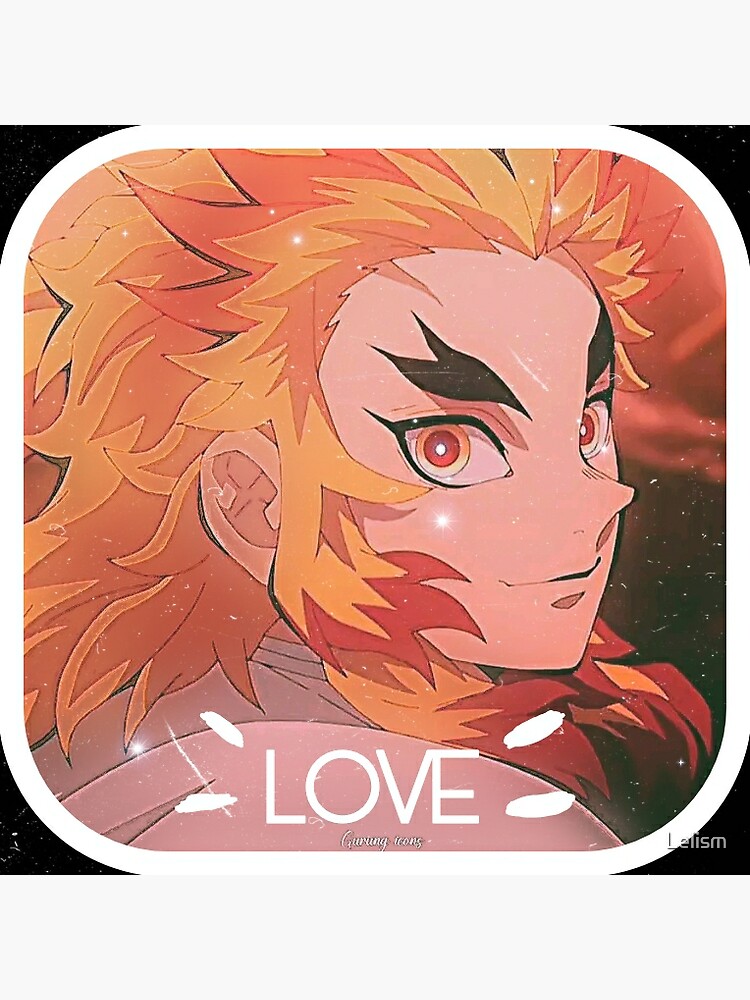 "Rengoku Kyojuro" Sticker by Lelism | Redbubble