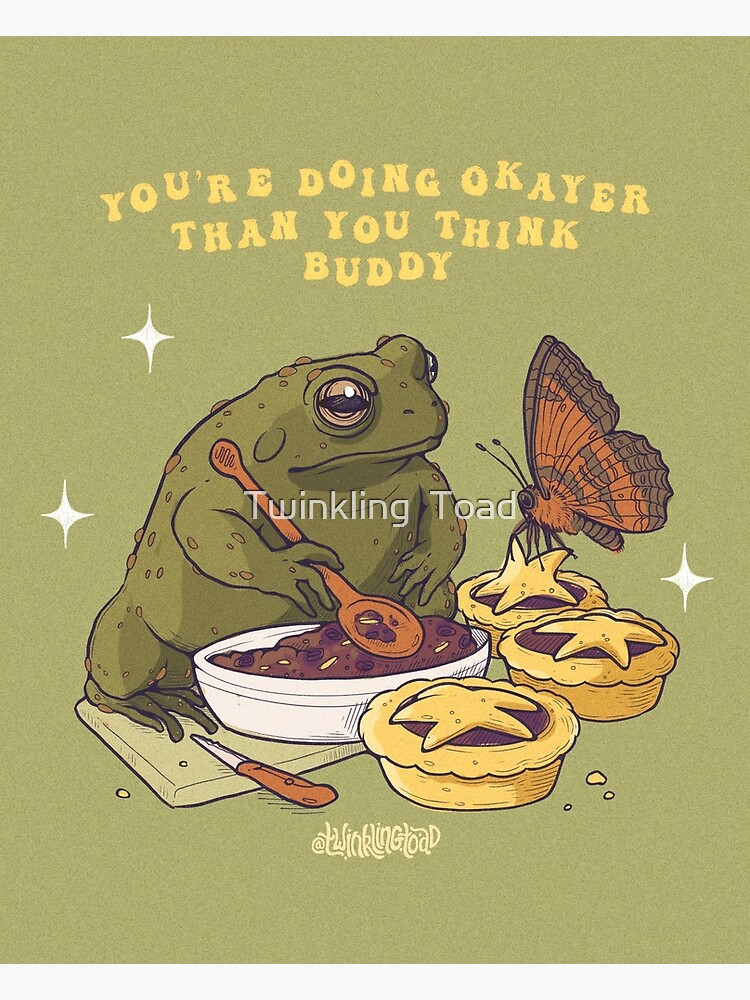 Fotodruck for Sale mit "Crimbo Frawg" von soya-beann | Redbubble