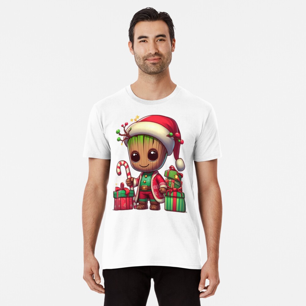 "Baby Groot Santa" Sticker for Sale by EssenceRise | Redbubble