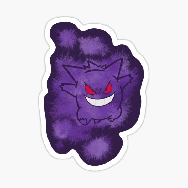 "Purple ghost fan art" Sticker for Sale by Burn0ut | Redbubble