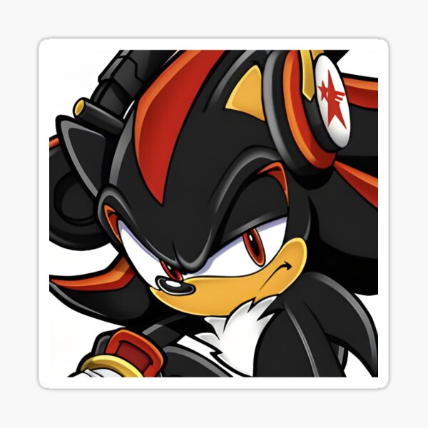 "Shadow the Hedgehog Matching " Sticker for Sale by Ranbug | Redbubble