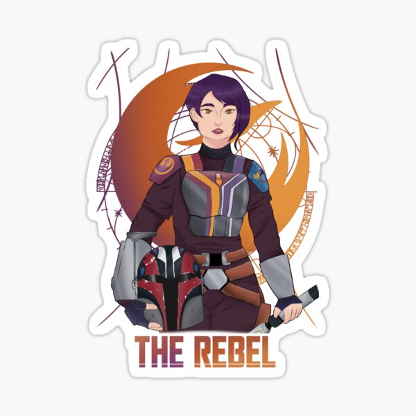 "The Rebel" Sticker for Sale by BurunaMD | Redbubble