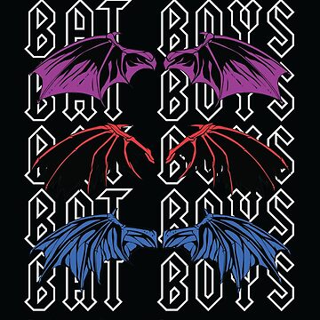 "Bat Boys" Poster for Sale by kjanedesigns | Redbubble