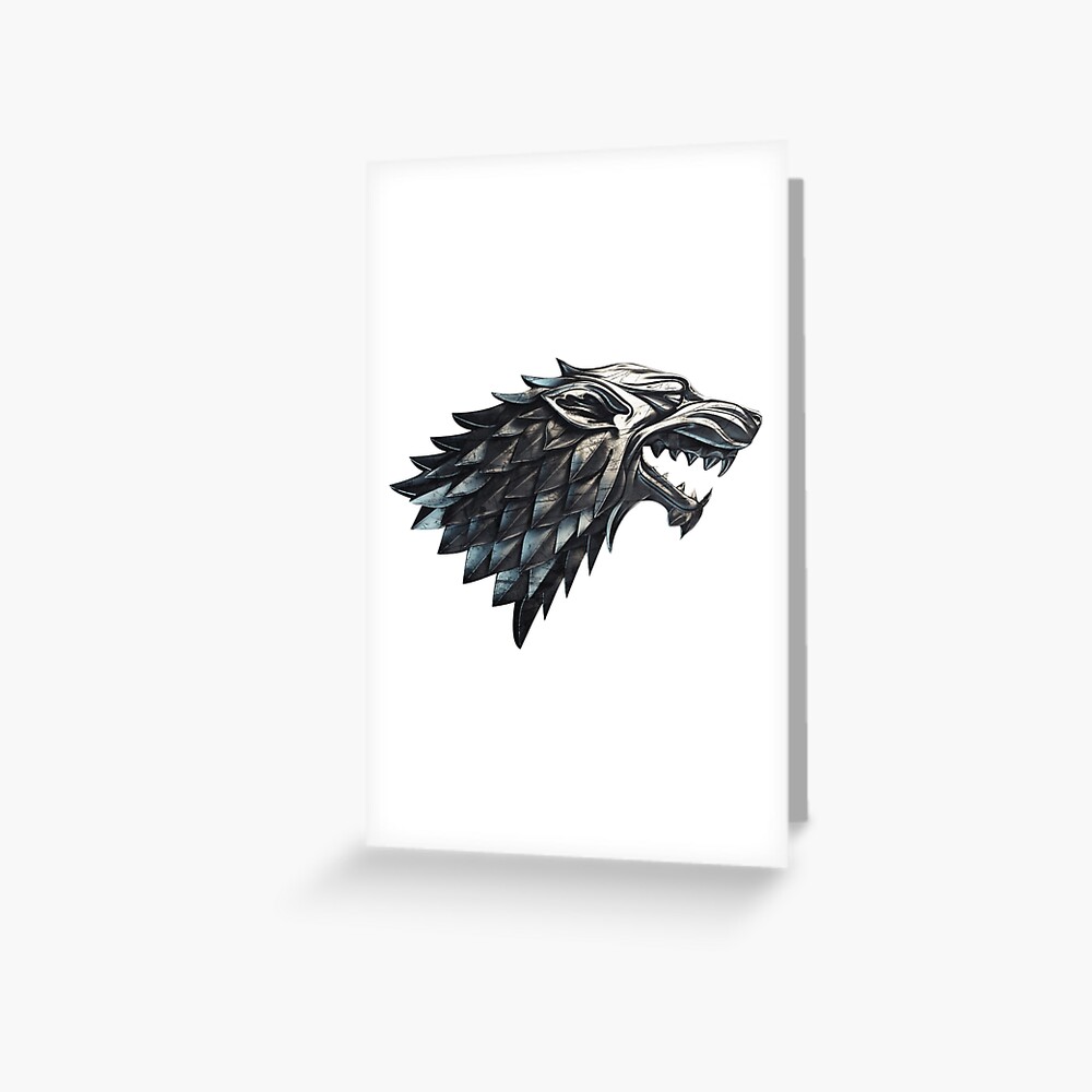 "House Stark Game Of Thrones" Sticker for Sale by margalafleur | Redbubble