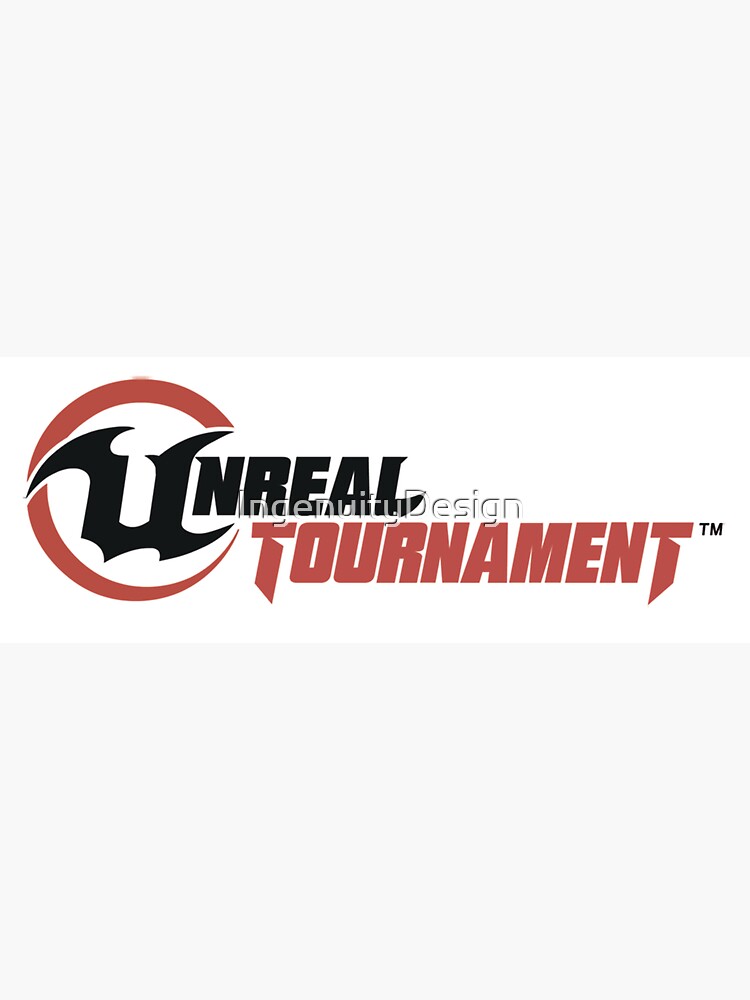 "Unreal Tournament" Sticker by IngenuityDesign | Redbubble
