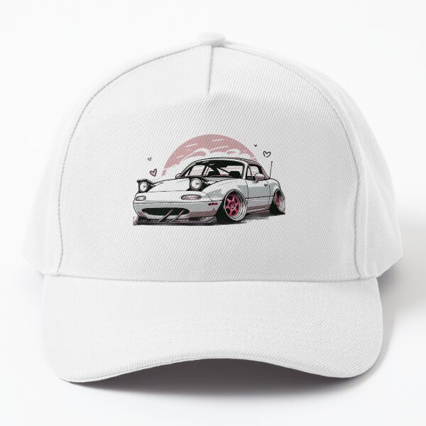 "Mazda Miata PINK CUTE JDM" Cap for Sale by Devin4s | Redbubble
