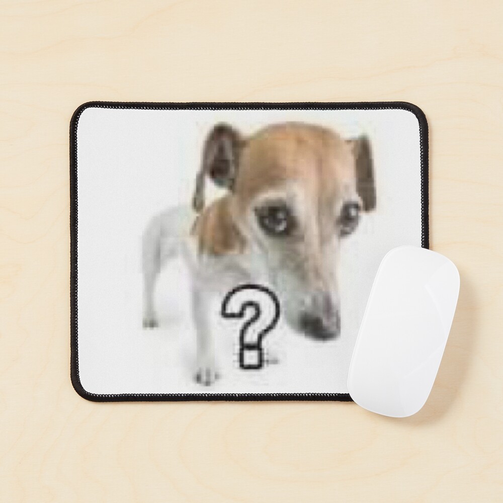"Dog and question mark?" Sticker for Sale by sillysprout | Redbubble