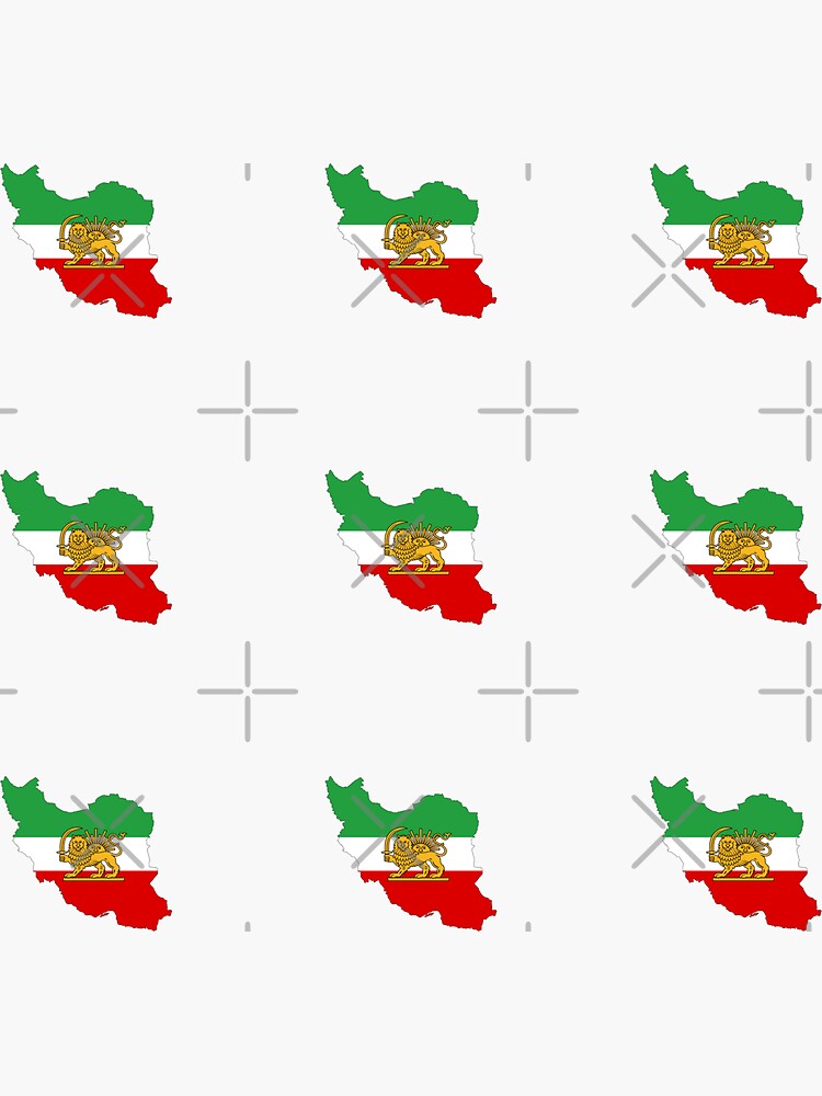 "Iran - Persian flag" Sticker by Elbenj | Redbubble