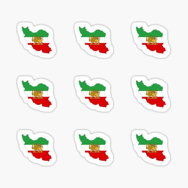 "Iran - Persian flag" Sticker by Elbenj | Redbubble