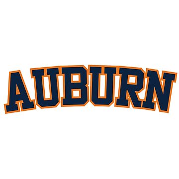 "Auburn Sticker" Sticker for Sale by killuh | Redbubble