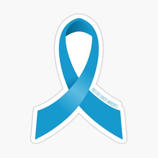 "Prostate Cancer Awareness Ribbon" Sticker for Sale by flippinsg ...