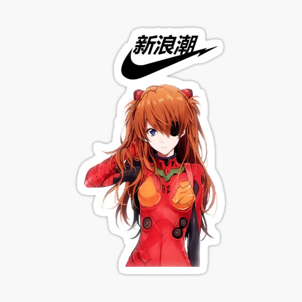 "Asuka japanese style" Sticker by Noisa | Redbubble