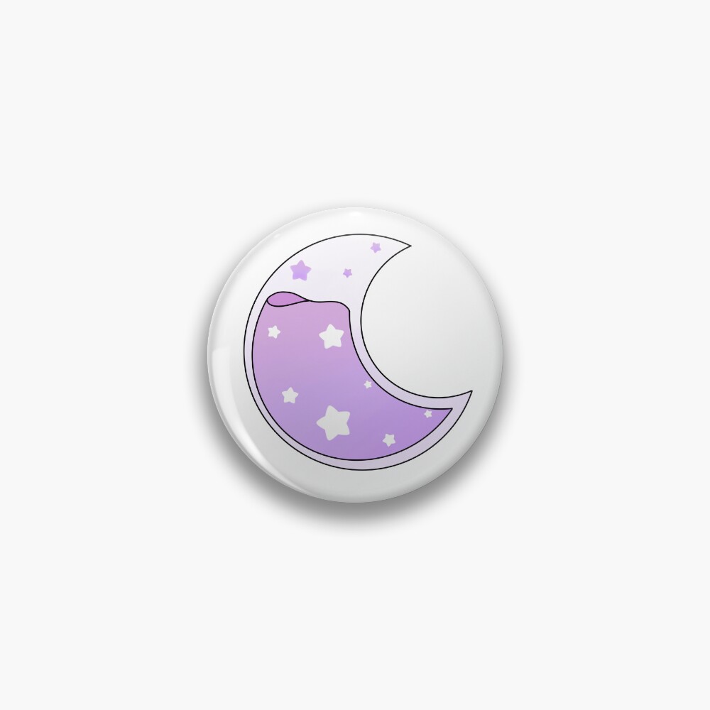 "Purple Moon" Sticker for Sale by ChibiAna | Redbubble