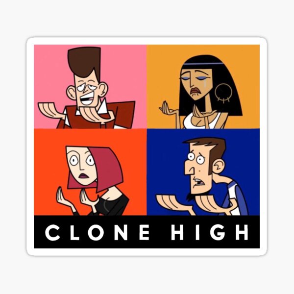 "Clone High Hands of Sincerity" Sticker for Sale by bluelephante ...