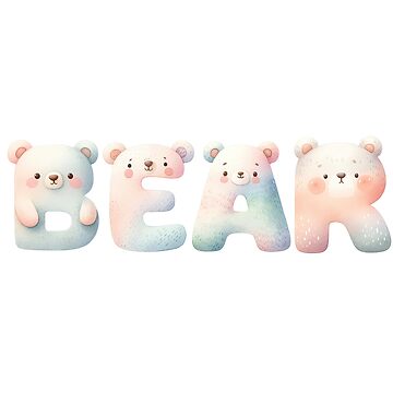 "Simply Adorable: Cute Bear" Sticker for Sale by Cherrita07 | Redbubble