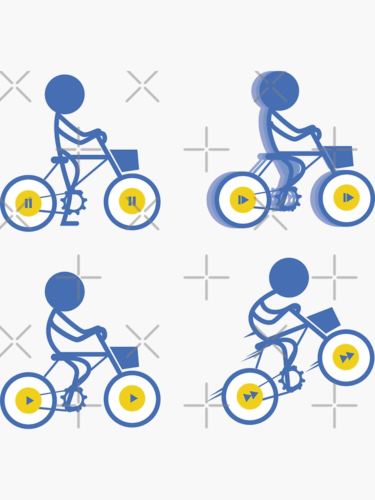 "slow step" Sticker for Sale by EKKASTUDIO | Redbubble