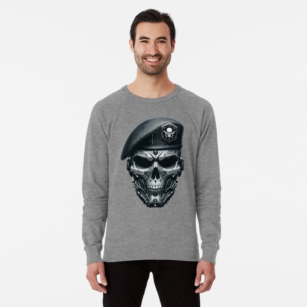 "Advanced Tactical Skull Beret - Military Cybernetic Design" Poster for ...