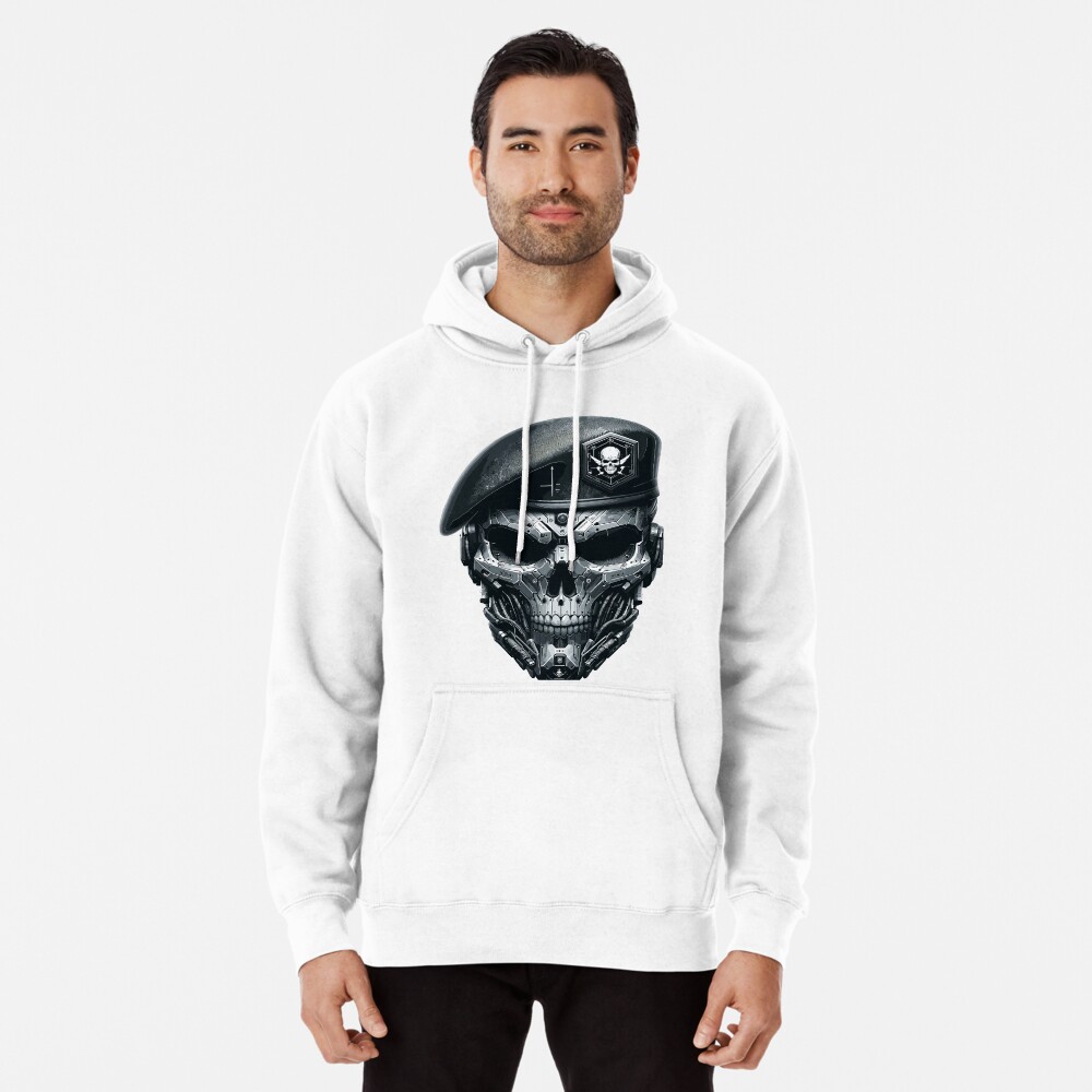 "Advanced Tactical Skull Beret - Military Cybernetic Design" Poster for ...