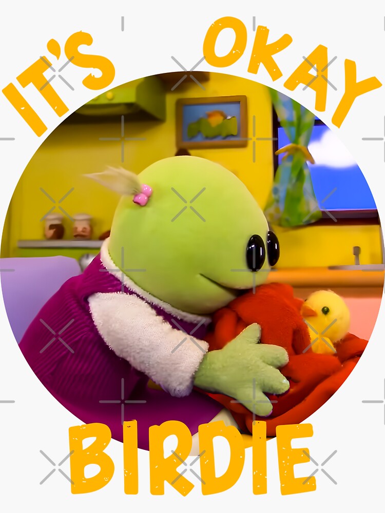 "Nanalan: Embracing the Wonderful Girl – It's Okay, Birdie" Sticker for ...