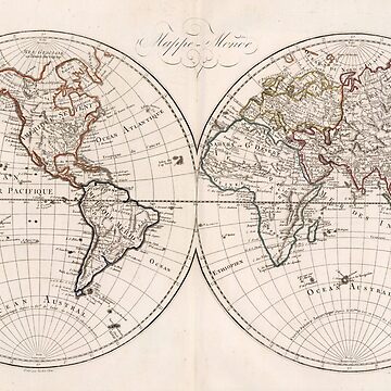 "Vintage Map of The World (1804)" Poster for Sale by BravuraMedia ...