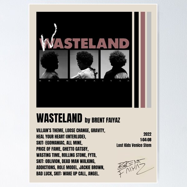"WASTELAND" Poster for Sale by musiclover999 | Redbubble