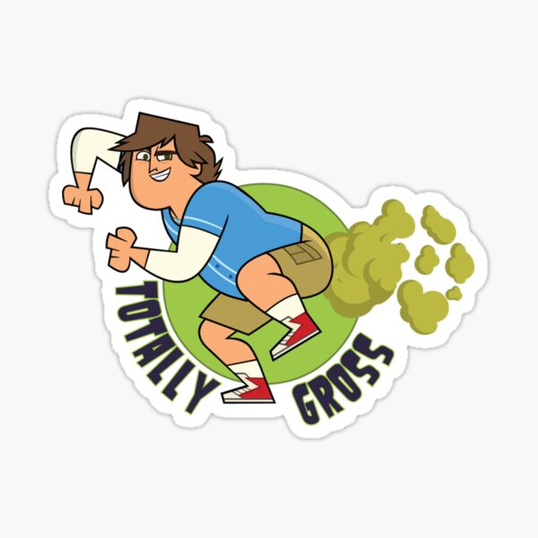 "Total Drama Island Totally Gross" Sticker for Sale by zeraldart ...
