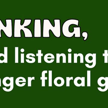 "Floral green title fight - bumper sticker" Sticker for Sale by ...