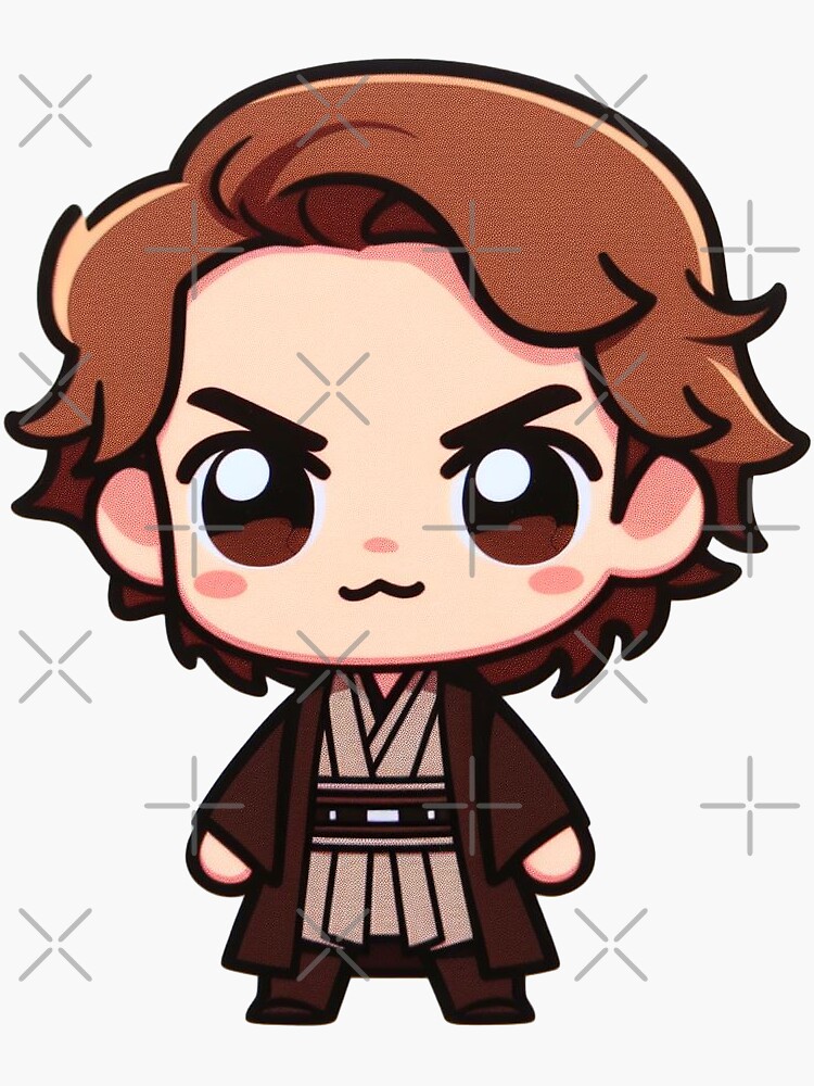 "Anakin Skywalker" Sticker for Sale by michaelbrowntx | Redbubble