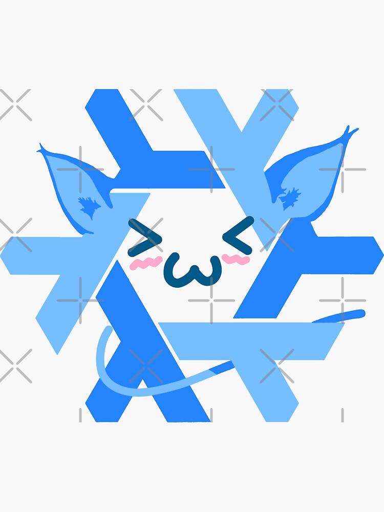 "NixOS UwU Neko Kawaii Logo ~ Technology" Sticker for Sale by internet ...