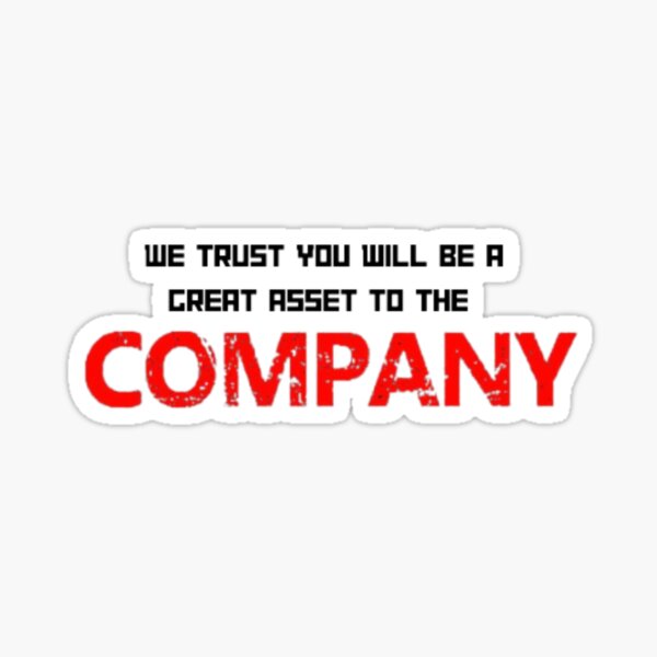 "Lethal Company Asset" Sticker for Sale by EmberlyDawn | Redbubble