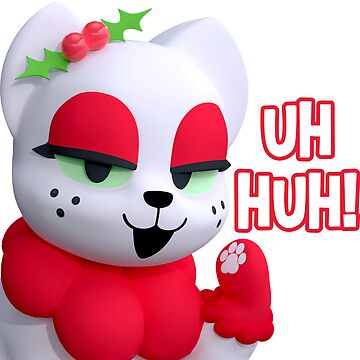 "UH HUH!" Sticker for Sale by acstlu | Redbubble