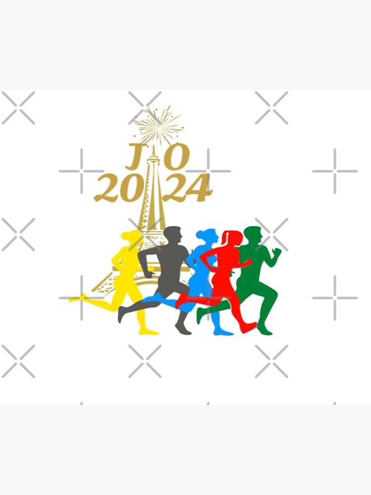 "JO 2024" Poster for Sale by DalliAB | Redbubble