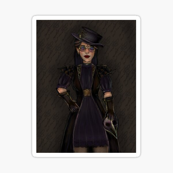 "Azrael the deathless steampunk " Sticker for Sale by AziJ-Designs ...