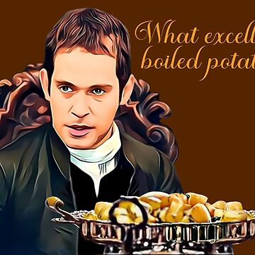 "What Excellent Boiled Potatoes- Mr. Collins" Sticker for Sale by ...