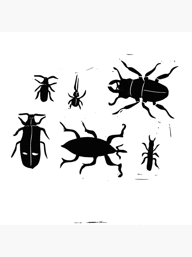 "Beatles and bugs" Sticker by studiomalu | Redbubble