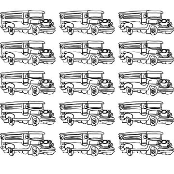 "Jeepney Jeepneys" Sticker for Sale by mOchi1mOchi2 | Redbubble