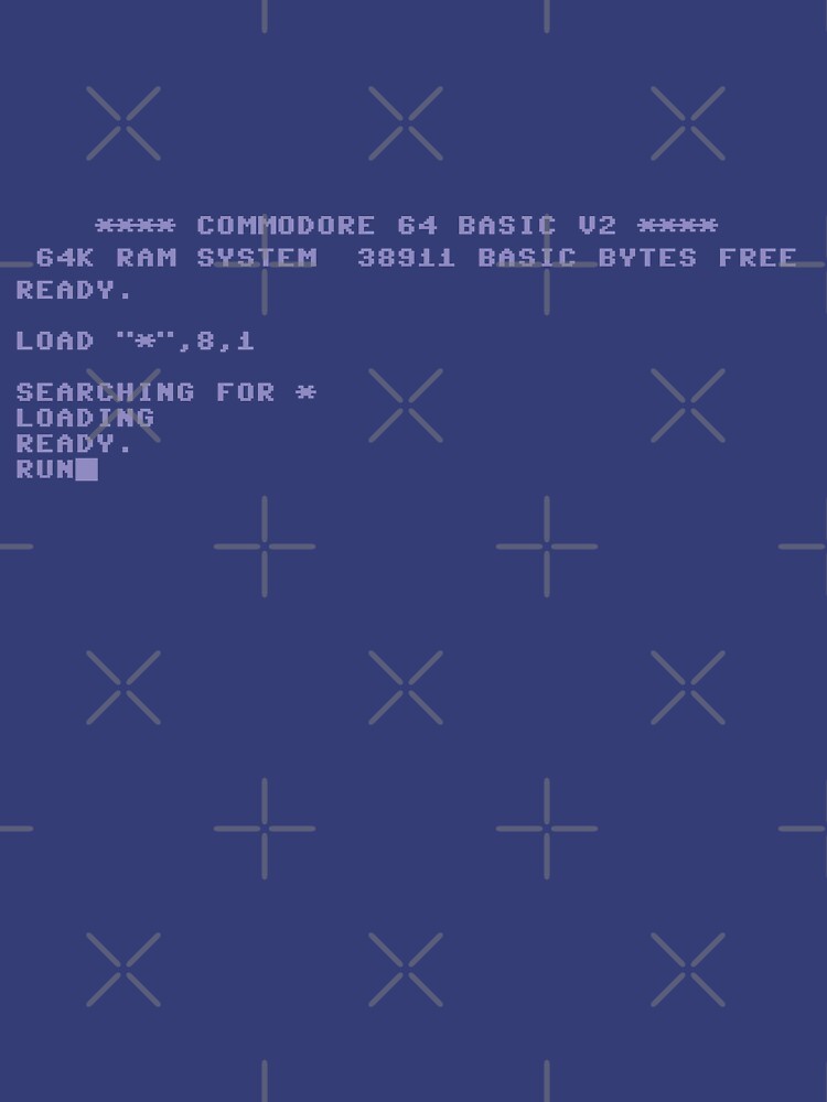 "Commodore 64 Boot Screen - Load a Disk" T-shirt for Sale by ...