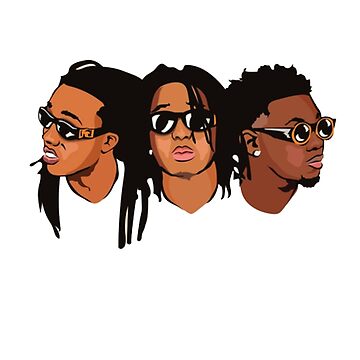 "Migos Culture" Sticker for Sale by abstractoworld | Redbubble