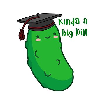 "Graduation Pickle Sticker" Sticker for Sale by coopersArt | Redbubble