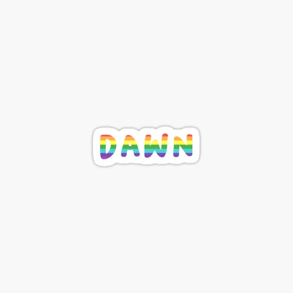 "Dawn " Sticker for Sale by Abstract Amira | Redbubble